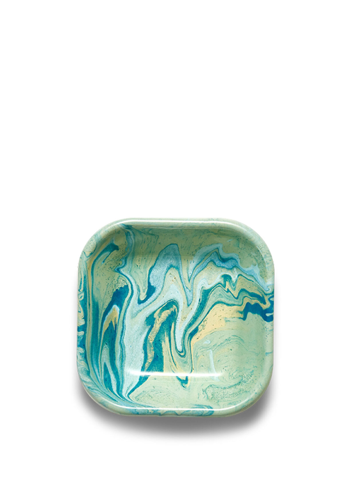 Bornn - New Marble Mint Ebru Kare Kase 11 cm - Mint
