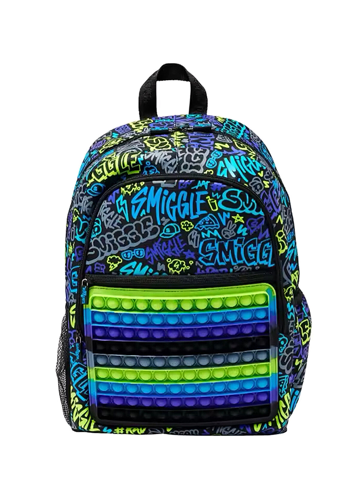 Smiggle - Popem Popit Poppies Klasik Sırt Çantası - Siyah