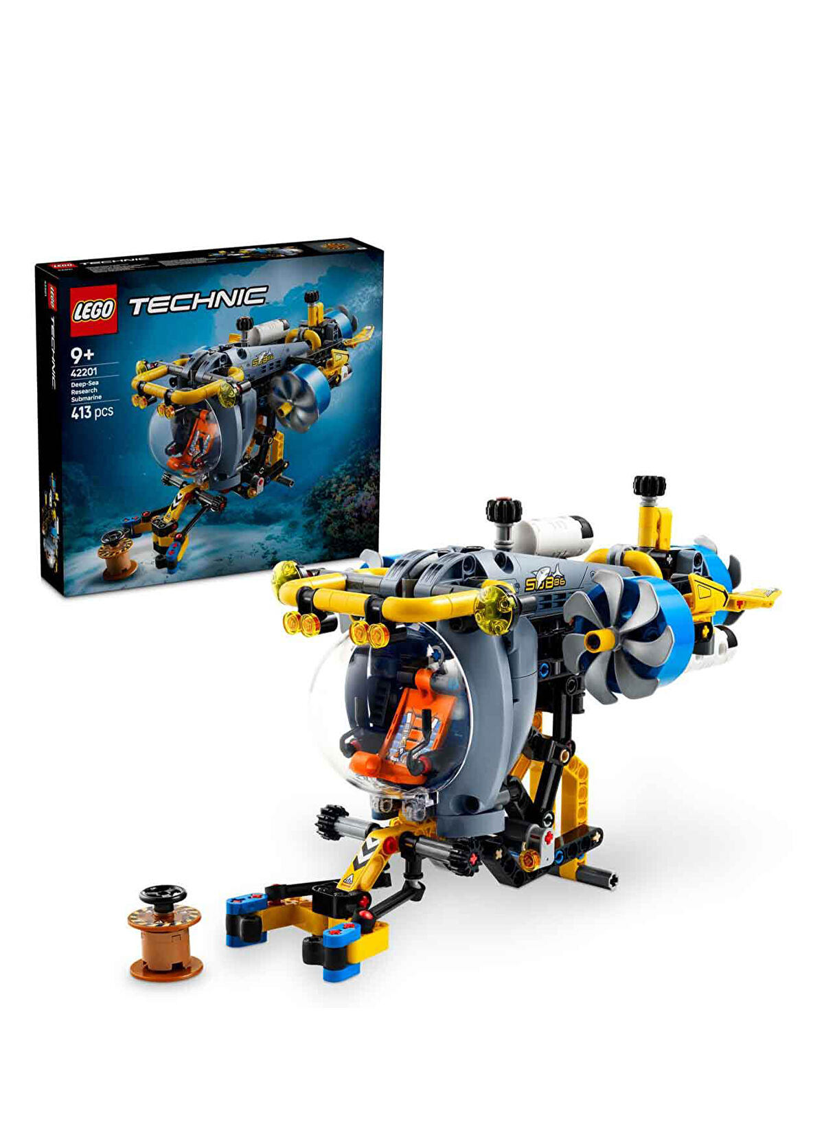 Lego - Technic Deep Sea Research Submarine 413 Pieces 9+ Years Building ...