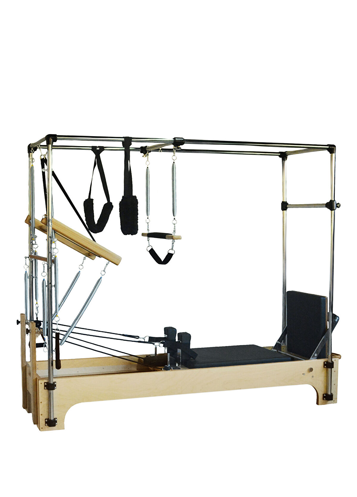 Port Pilates - Premium Combo Cadillac Reformer Pilates Aleti - Siyah