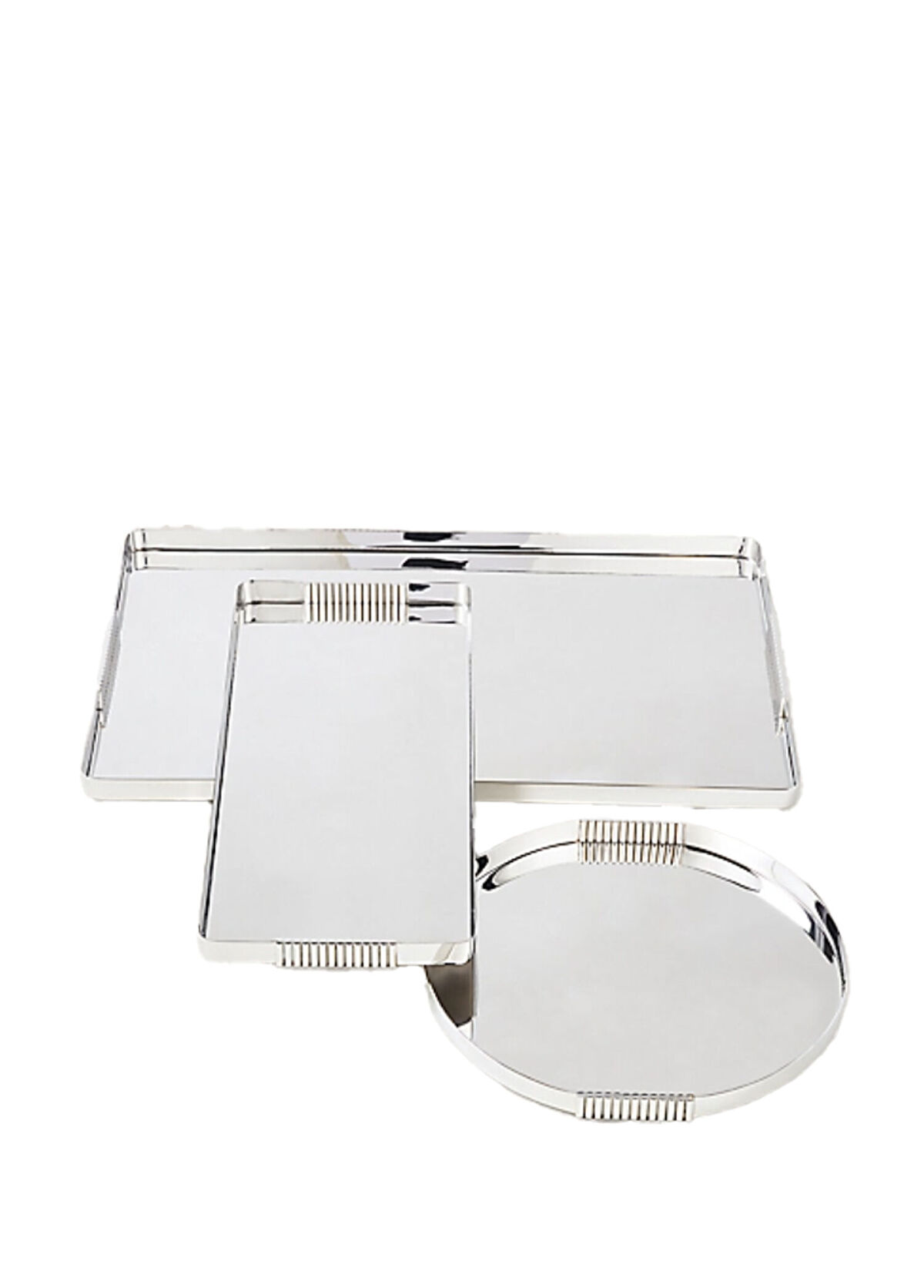 Ralph Lauren Home - Thorpe Large Silver Tepsi - Gümüş