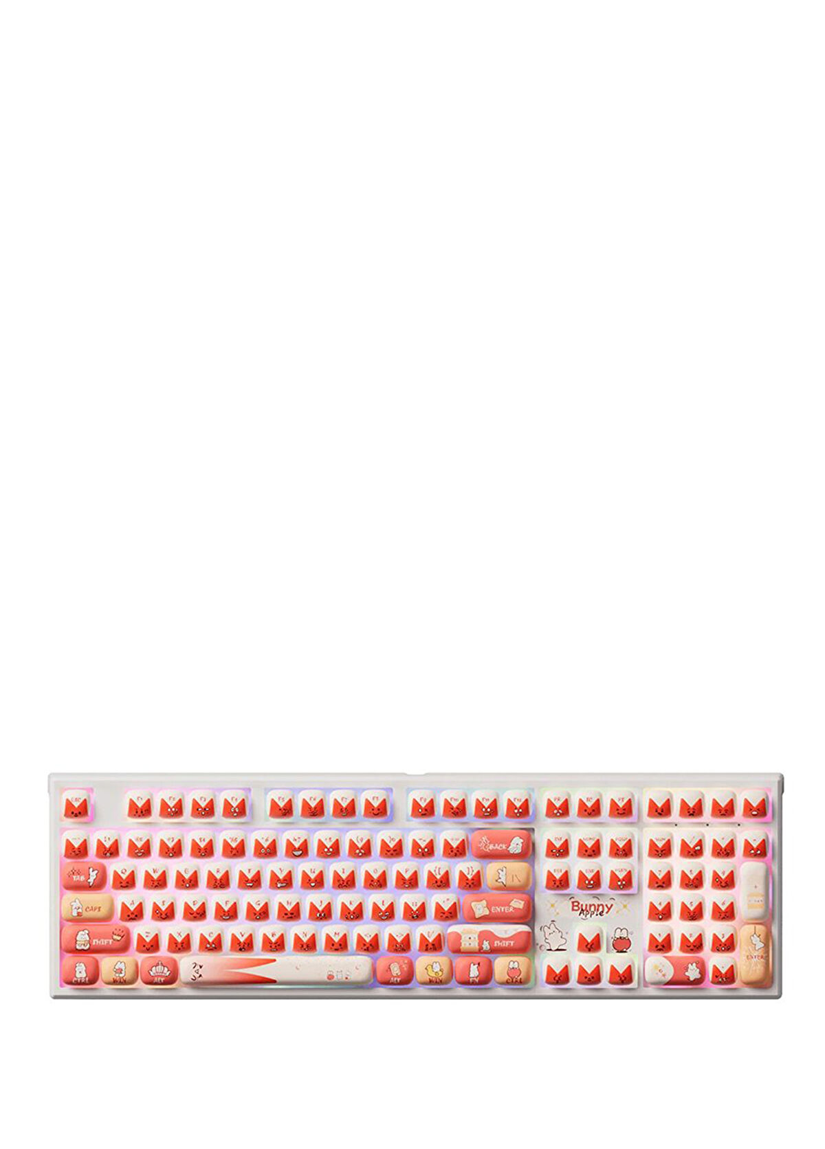 Akko - Monsgeek MG108B Bunny Apple RGB Kablosuz Hotswap Mekanik Gaming ...