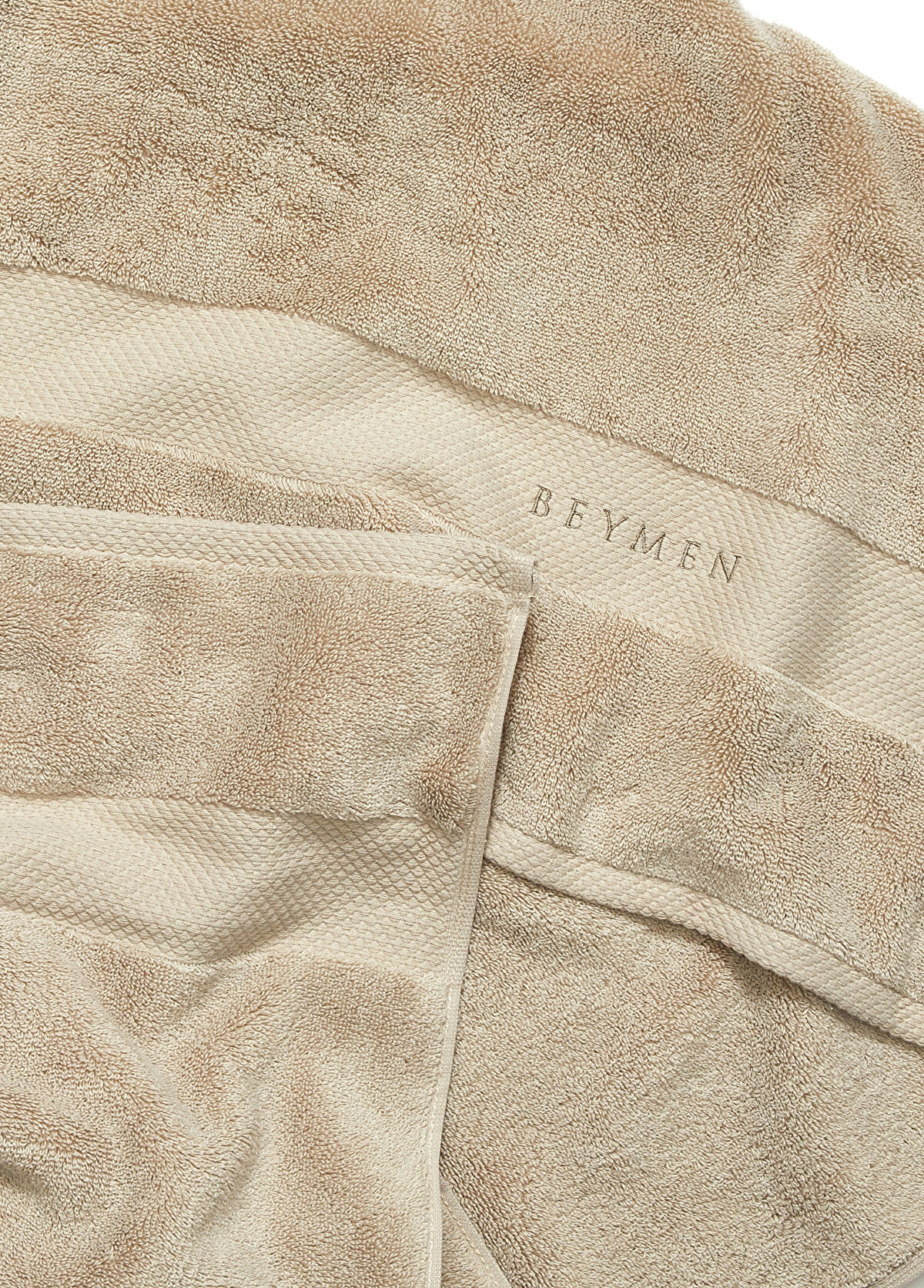 Beymen Home - Bej Logo Detaylı Banyo Havlusu 90x150 cm - Bej