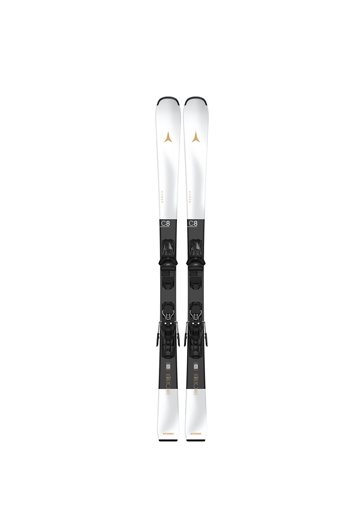 Atomic - White Black Cloud C8 + M 10 Gw Ski Set