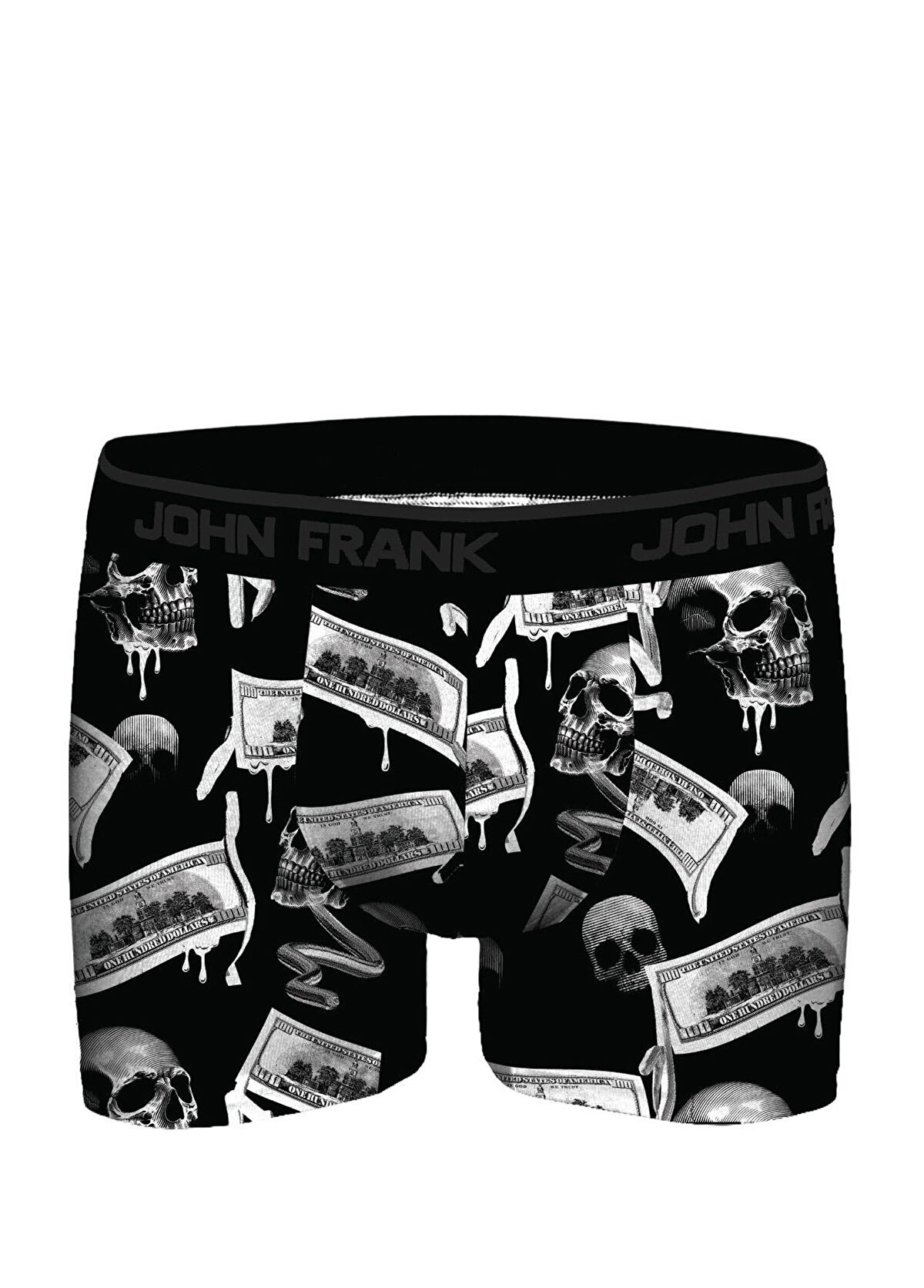 John Frank Çok Renkli 1 Erkek Colorblocked Baskılı Boxer 1543903 | Beymen