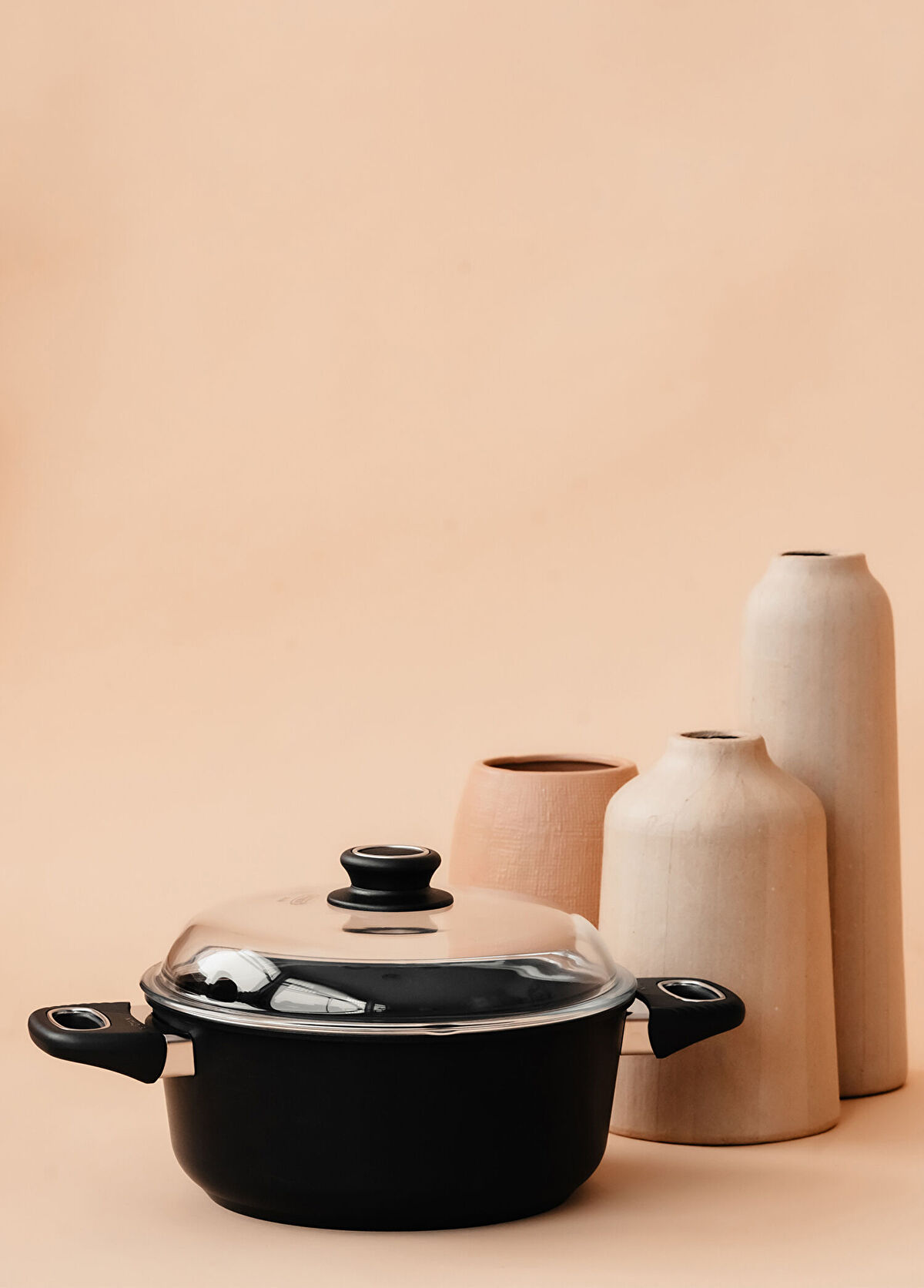 Gastrolux - Roasting Black Aluminum Deep Pot 20 cm