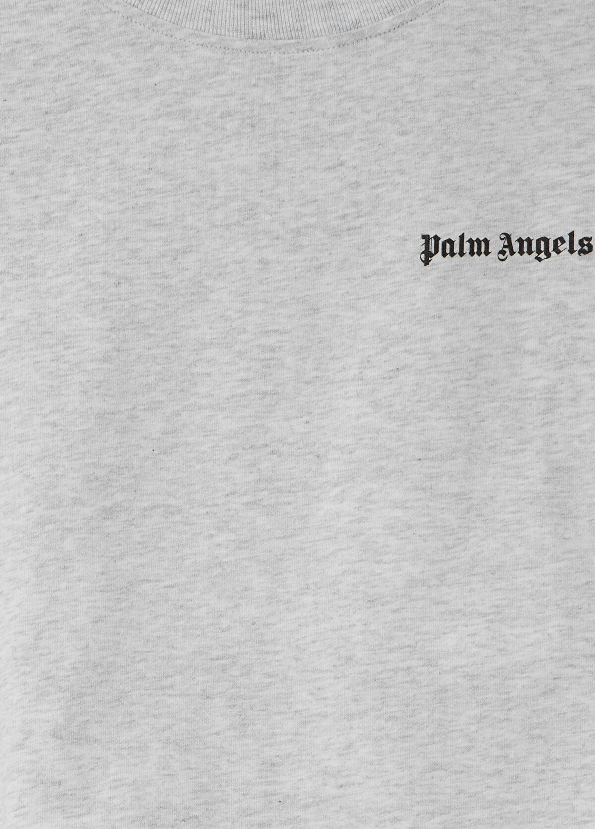 Palm Angels - Siyah Gri Logolu Erkek Çocuk T-shirt - Siyah-Gri