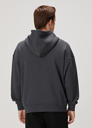 Tee Library Gri Erkek Gri Kapüşonlu Sweatshirt 1785202 | Beymen