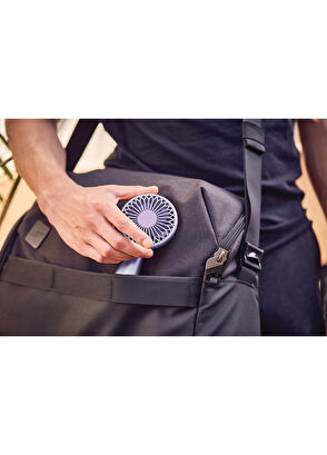 Lexon - Wino Lila Taşınabilir Mini Fan - Lila