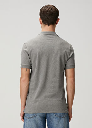 PS by Paul Smith Açık Gri Erkek Açık Gri Polo Yaka Organik Pamuk T ...