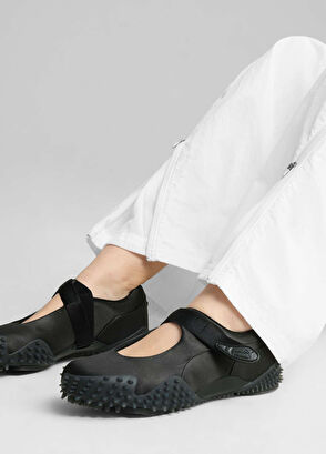 Puma - Mostro Fey Satin Black Cool Dark Gray Unisex Ballet Flats