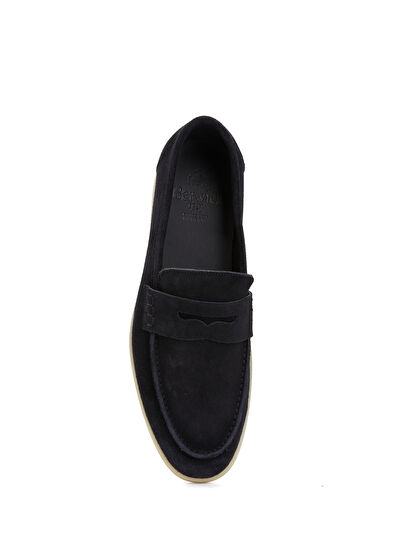 Berwick 1707 Koyu Mavi Erkek Koyu Mavi Bantlı Erkek Süet Loafer 1665789 ...