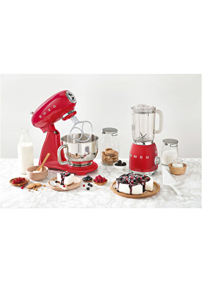Smeg - Linea 50s Retro Kırmızı Blender - Kırmızı