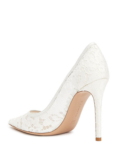 Gianvito Rossi Beyaz Kadın Beyaz Dantel Stiletto 1662903 | Beymen