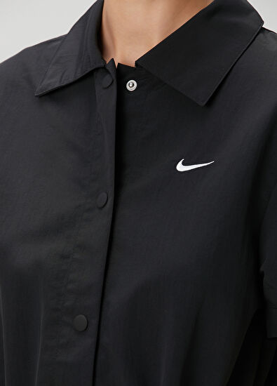 Nike Siyah-Gümüş Kadın Everything Wovens Siyah Elbise 1731660 | Beymen