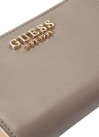 Guess - Jane Medium Bej Kadın Cüzdan - Kahverengi