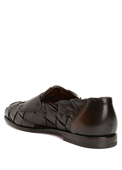Santoni Koyu Kahverengi Erkek Carlos Koyu Kahverengi Erkek Deri Loafer ...