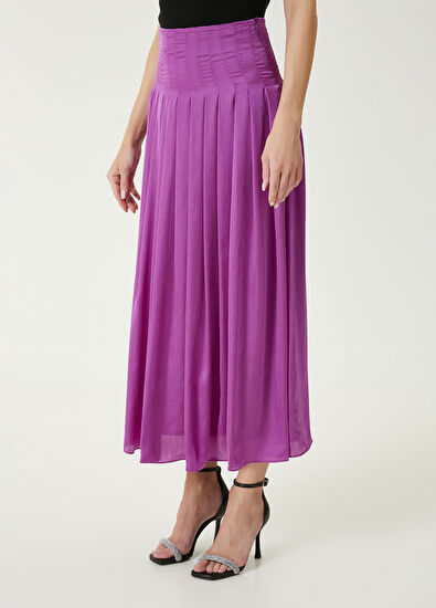 Network - Mor Pileli Maksi Etek - Mor
