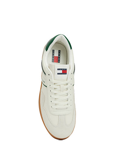 Tommy Hilfiger - The Greenwich Beyaz Erkek Deri Sneaker - Beyaz