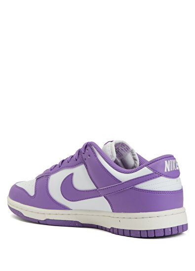 Nike - Dunk Low Next Nature Beyaz Lila Erkek Sneaker - Çok Renkli Beyaz