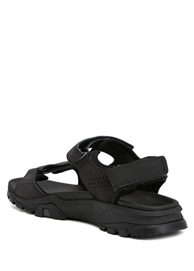 Timberland - Lincoln Peak Siyah Erkek Deri Sandalet - Siyah