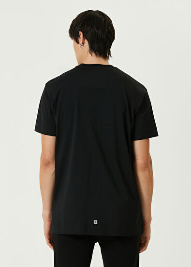 Givenchy Siyah Erkek Siyah Logo Baskılı Oversized T-shirt 1504954 | Beymen
