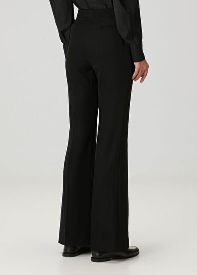 Givenchy Siyah Kadın Siyah Bootcut Yün Pantolon 1801218 | Beymen