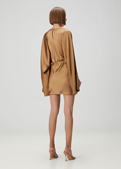 Norma Kamali Kamel Kadın Camel Mini Kokteyl Elbise 1883052 | Beymen