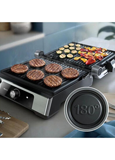 Philips - HD6301/90 5000 Serisi Contact Grill Tost Makinesi - Gri