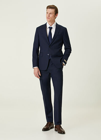 Beymen Collection - Lacivert Yün Takım - Lacivert