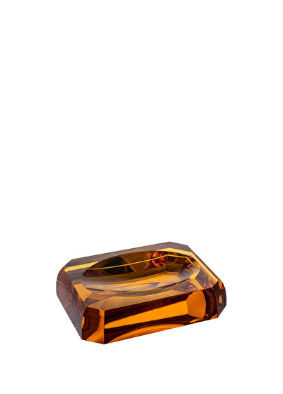 System Bathroom Accessories - Amber Cyrstal Solid Soap Dispenser
