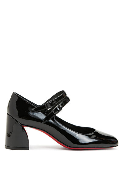 Christian Louboutin Siyah Kadın Miss Jane Siyah Deri Topuklu Ayakkabı ...