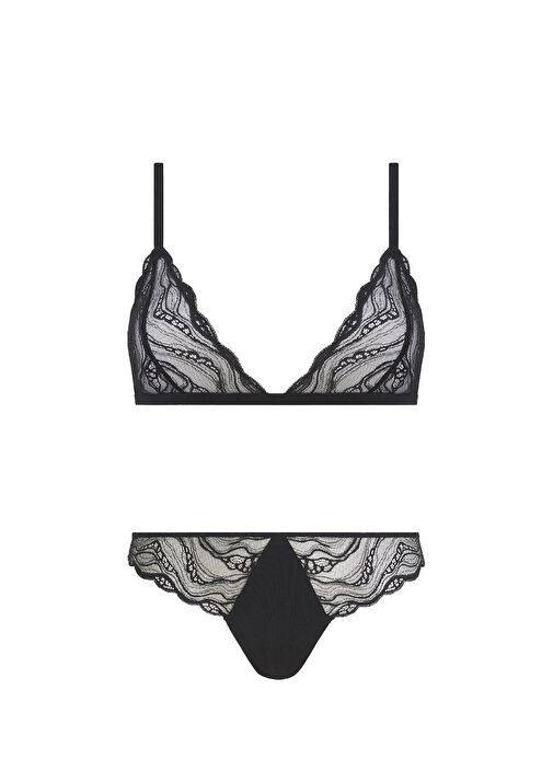 Calvin Klein Black Lace Bra Set