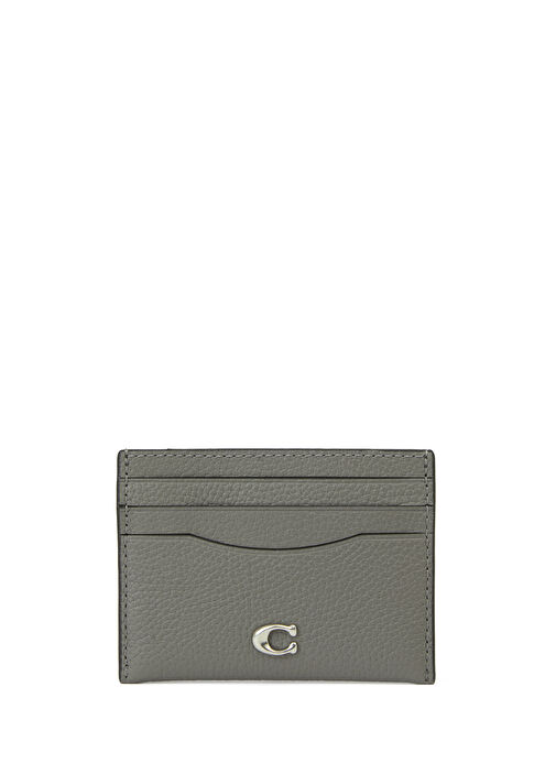 Grey Men s Leather Card Holder