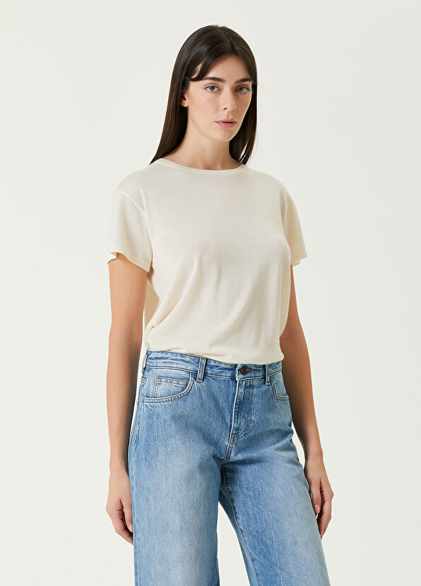 The Row Beyaz Kadın Foz Kırık Beyaz Kaşmir Bluz 1474536 | Beymen