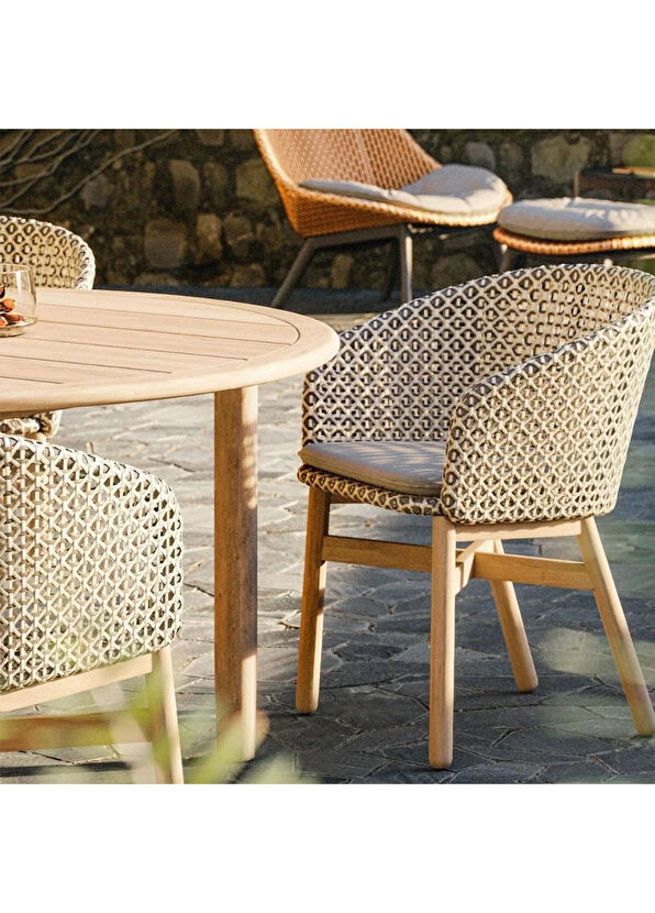 Dedon - Mbrace Chestnut Bahçe Sandalyesi - Çok Renkli