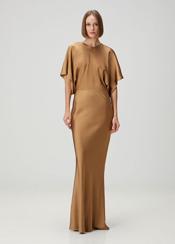 Norma Kamali Kamel Kadın Camel Maksi Abiye Elbise 1883057 | Beymen