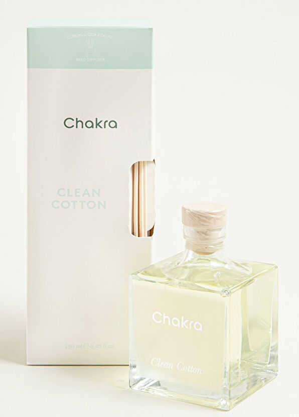 Chakra - Clean Cotton Çubuklu Oda Kokusu 250 ml - Clean Cotton