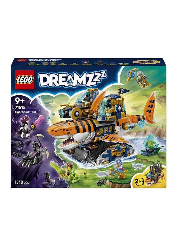 Lego - Dreamzzz Tiger Shark Tank 2 Building Options and 5 Minifigures ...