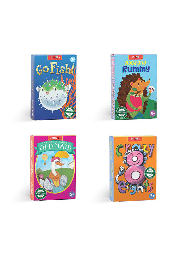 Eeboo - Go Fish Mini Kart Oyunu - Çok Renkli