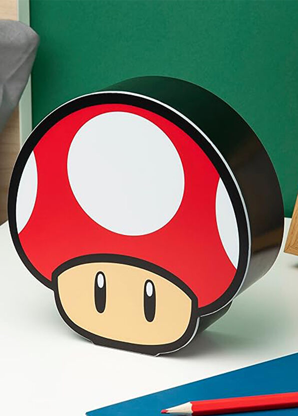 Paladone - Super Mario Mushroom Box Masa Lambası - Çok Renkli