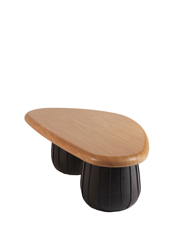 KYS Tasarım - Sea Stone Elliptical Cafe Orta Sehpa - Naturel