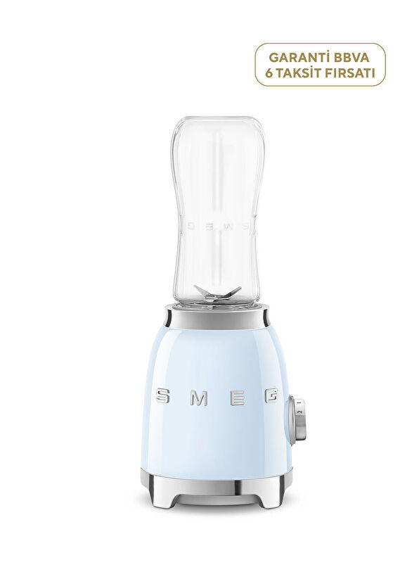 Smeg - 50's Style Retro Personal Single Bottle Pastel Blue Blender