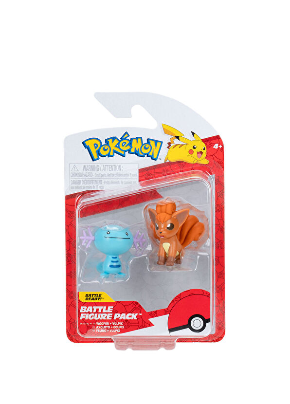 Pokémon - Battle 2'li Figür Oyuncak Seti PKW3575 - Çok Renkli