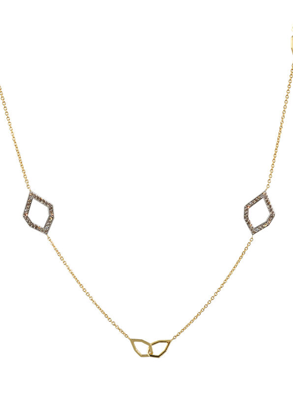 Urart Çok Renkli Kadın Polygonos Uzun Taşlı Kadın Altın Kolye 1681897 ...