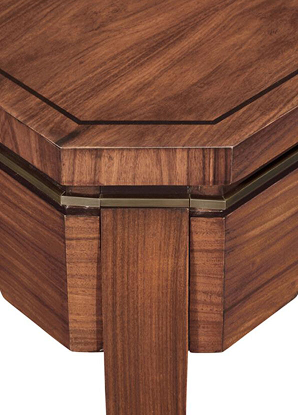 Jonathan Charles - Vega Dark Santos Kahverengi Ahşap Yemek Masası ...