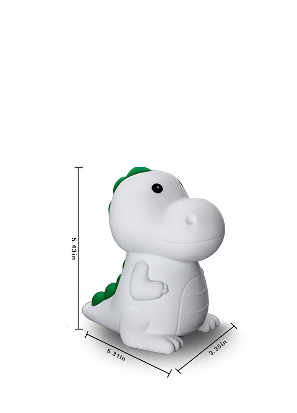 Acornia - Cute Dinosaur White Rechargeable Kids Room Night Light