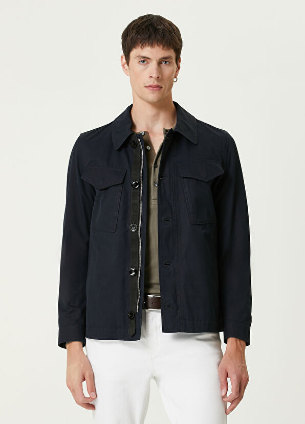 Navy blue Tom Ford Navy blue Men Navy Blue Overshirt 1541966 | Beymen