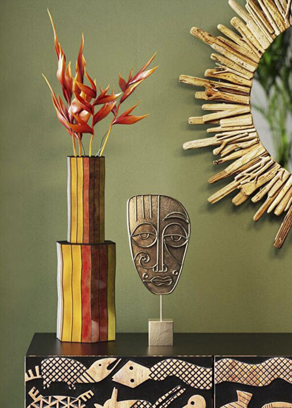 Kare Design - Mask Mathis Dekoratif Obje - Çok Renkli