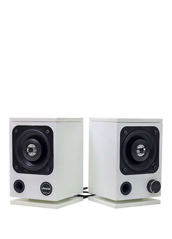 Uferphile - Desktop Hi-Fi Stereo İnci Beyaz 100W Dolby Atmos Hoparlör ...